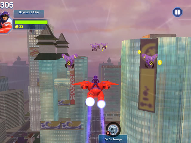 Jouer à Big Hero 6 - Baymax Sky Patrol - Jeux gratuits en ligne avec Jeux.org
