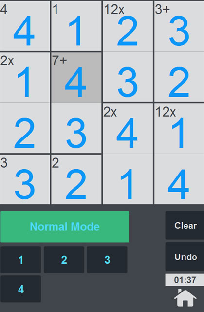 Jouer à Mathdoku Game - Jeux gratuits en ligne avec Jeux.org