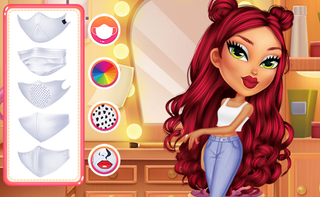 Jouer à Décorer son masque de protection - Jeux gratuits en ligne avec ...