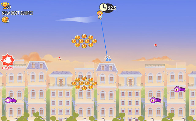 Jouer à Alien Chase - Swing and Fly - Jeux gratuits en ligne avec Jeux.org