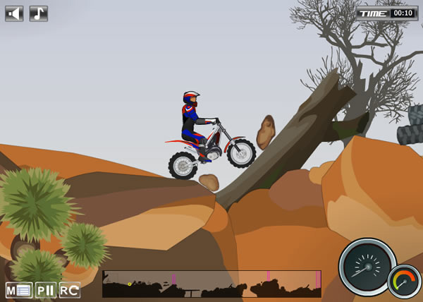 Jouer à Moto Trial Fest 2 - Desert Pack - Jeux gratuits en ligne avec Jeux.org